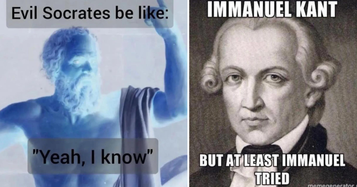 26 Philosophy Memes for Overthinkers Who Eat Existential Dread for ...