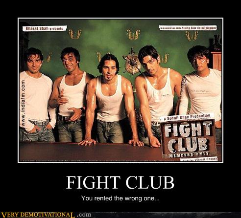 FIGHT CLUB - Very Demotivational - Demotivational Posters | Very ...