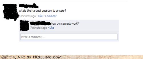 The Hardest Question - Art of Trolling - Troll | Trolling | Yahoo ...