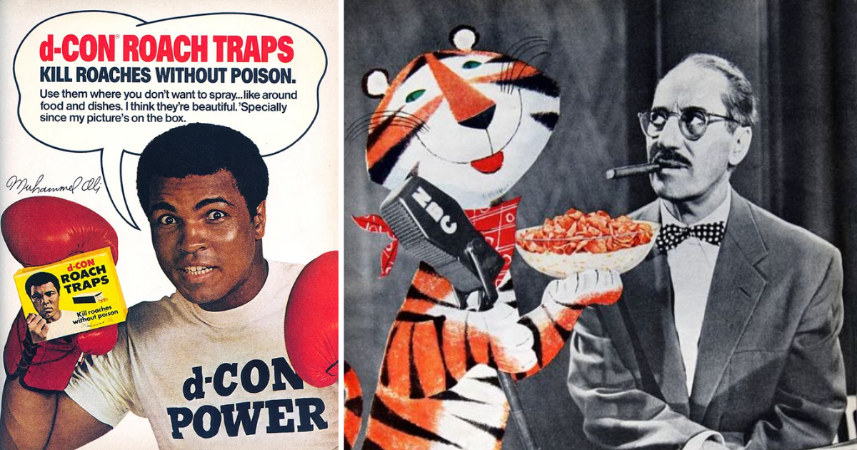 28 Slightly Embarrassing Celebrity Endorsements from the Good Old Days ...