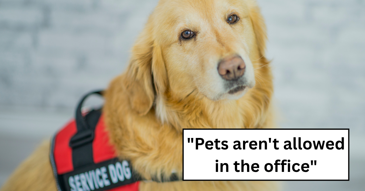 Karen employee refuses to believe coworker's dog is a real service dog ...