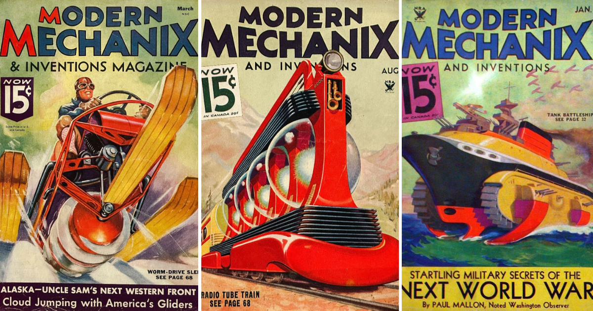 35 Wild Covers From Modern Mechanix Magazine That Tried To Predict The ...