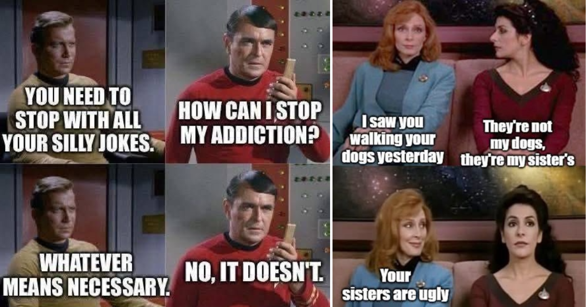 28 Star Trek Puns and Dad Jokes That Boldly Go Where Groans Have Gone ...