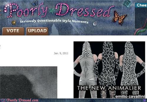 Poorly Dressed Website FAIL - Poorly Dressed - fashion fail