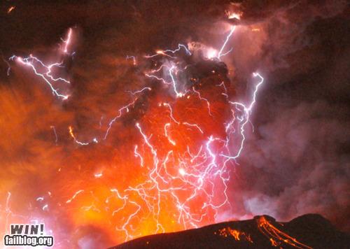 Scary Volcano WIN - WIN! - epic win photos