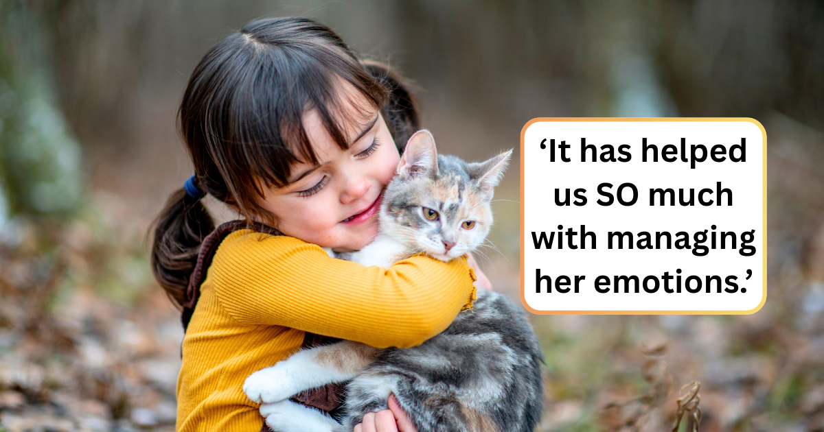 Family finally able to adopt a kitten, only to find she's everything ...