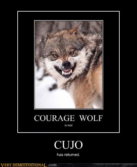 Courage Wolf Blank