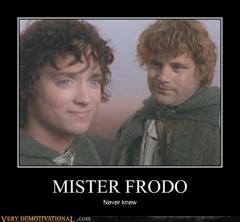 MISTER FRODO - Very Demotivational - Demotivational Posters | Very ...