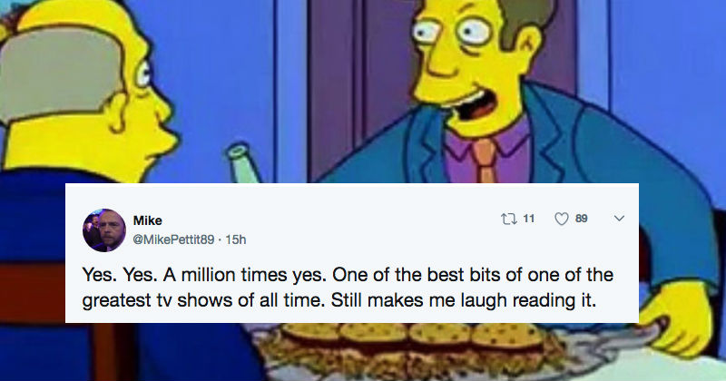Simpsons Writer Shares Iconic, Original Steamed Hams Draft And Makes ...