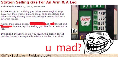 Gas Station Troll - Art of Trolling - Troll | Trolling | Yahoo Answers ...