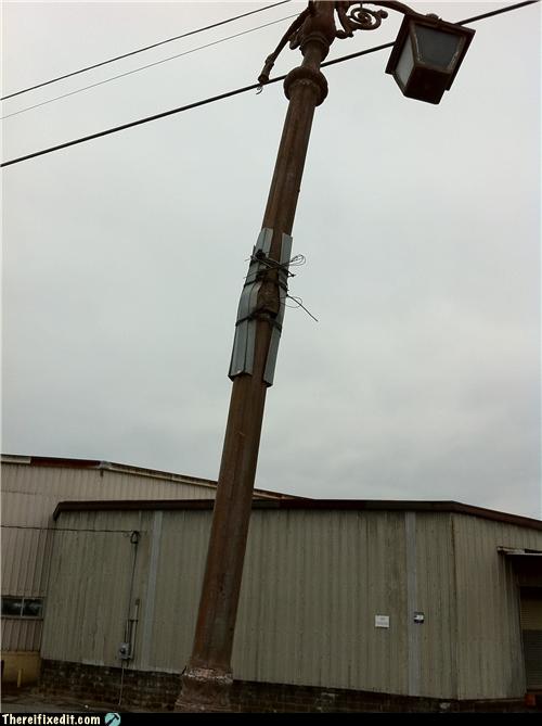 Introducing The Lamp Splint - There, I Fixed It - white trash repairs