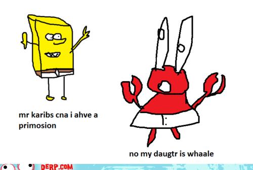 Derp - SpongeBob SquarePants - Derp Face Derps - hurr durr derp face ...