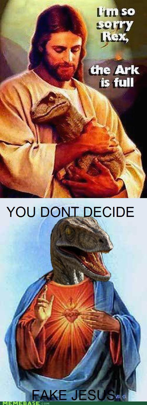 Reframe: Raptor Jesus Rebuttal - Memebase - Funny Memes