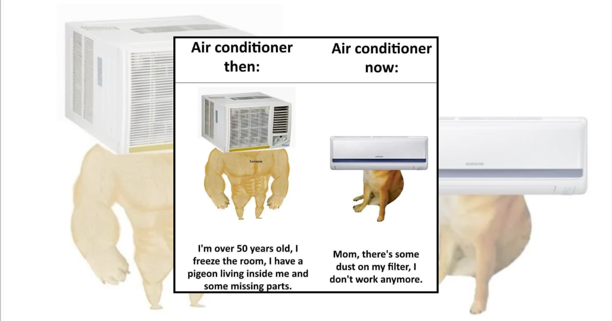 'Celebrating humanity's greatest invention': 21 Air Conditioning Memes ...
