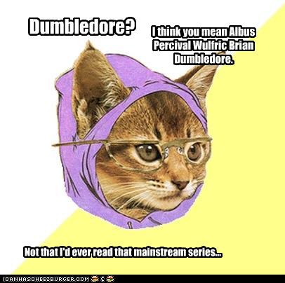 Hipster Kitty: Dumbledore? - Memebase - Funny Memes