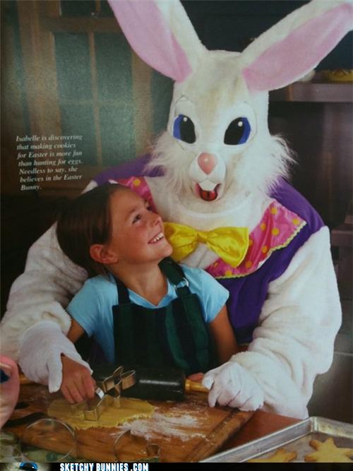 Easter - sketchy bunnies