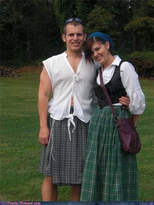 Poorly Dressed - kilt - fashion fail - Cheezburger