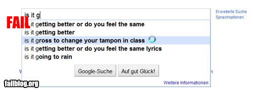 Autocomplete Me: Is It Gross... - FAIL Blog - Funny Fails