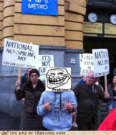 Protest Problem? - Art of Trolling - Troll | Trolling | Yahoo Answers ...