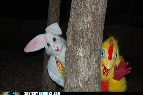 Easter - sketchy bunnies