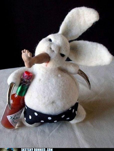 Easter - sketchy bunnies