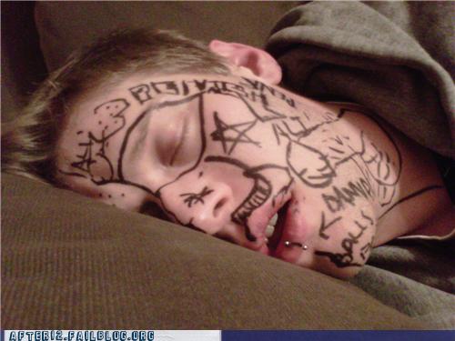 After 12 - marker - Party Fails - Funny Pictures and Videos of Party ...
