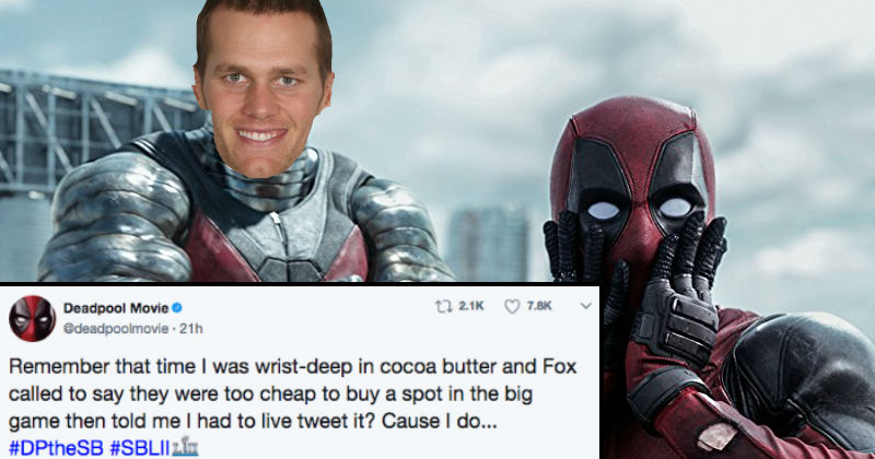 Deadpool Live-Tweets Super Bowl Reactions For The Commentary We Need ...