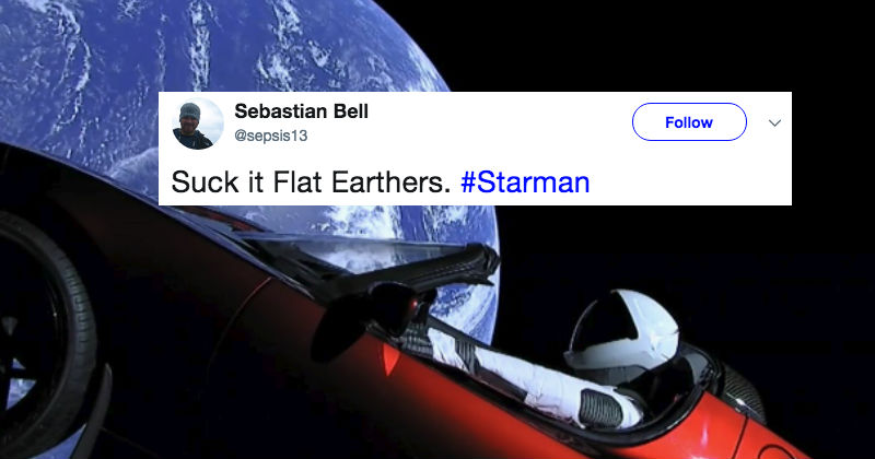 Flat Earthers Are Shook After Elon Musk's Successful SpaceX Falcon ...