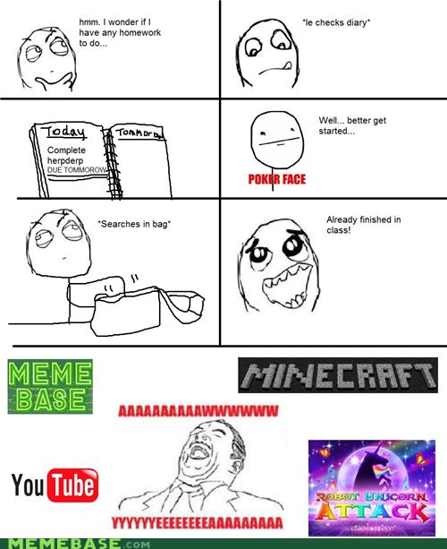 Rage Comic Minecraft