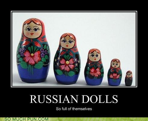 Puns - russian dolls - Funny Puns - Pun Pictures - Cheezburger