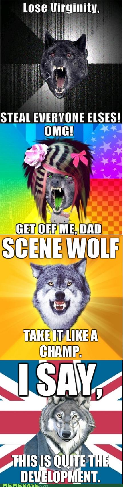 A Wolf Reunion - Memebase - Funny Memes