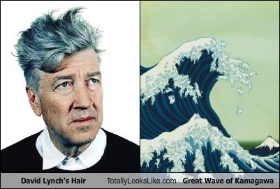 David Lynch's Hair Totally Looks Like "The Great Wave off Kanagawa ...