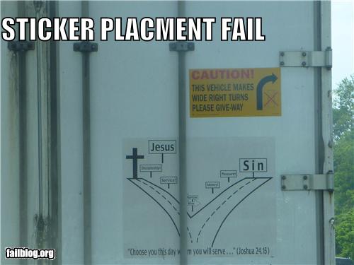 Sticker Placement FAIL - FAIL Blog - Funny Fails