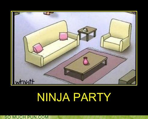 Puns - hiding - Funny Puns - Pun Pictures - Cheezburger