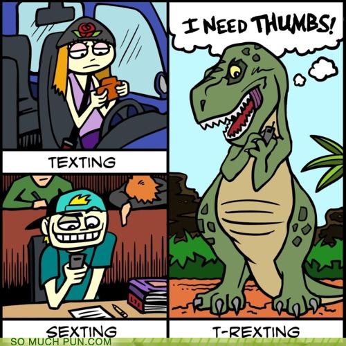 Puns - t rex - Funny Puns - Pun Pictures - Cheezburger