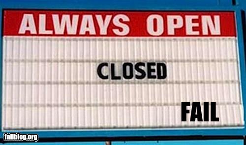 CLASSIC: Always Open FAIL - FAIL Blog - Funny Fails