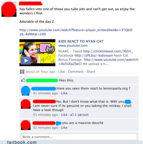 I See Your Nyan and Raise You a Lemon - Failbook - Failing On Facebook