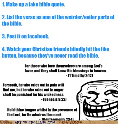 Art of Trolling - christian - Troll Tricks and Pranks - Trolling 101 ...