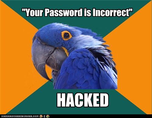 Paranoid Parrot: Make a New Account Right Away - Memebase - Funny Memes