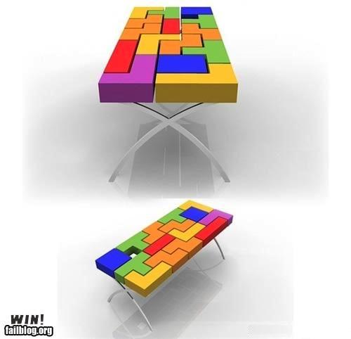 Tetris Table WIN - WIN! - epic win photos