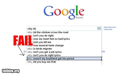 Auto-complete me: Why Doesn't.... - FAIL Blog - Funny Fails