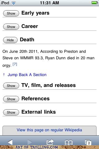 He Took It Hard - Art of Trolling - Troll | Trolling | Yahoo Answers ...