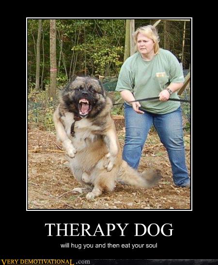 THERAPY DOG - Very Demotivational - Demotivational Posters | Very ...