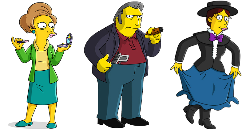 Estos 10 personajes de Los Simpsons se fueron para nunca mas volver ...