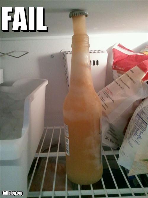 Beer Chilling FAIL - FAIL Blog - Funny Fails