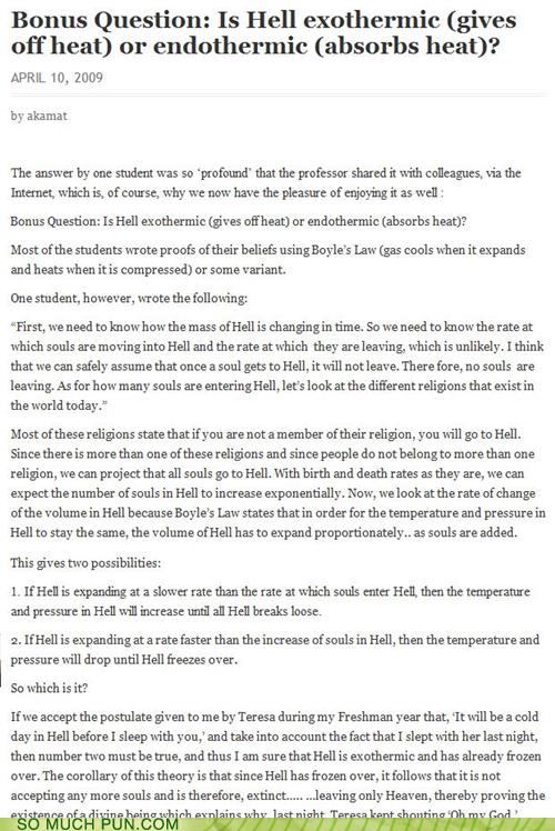 Puns - hell - Funny Puns - Pun Pictures - Cheezburger