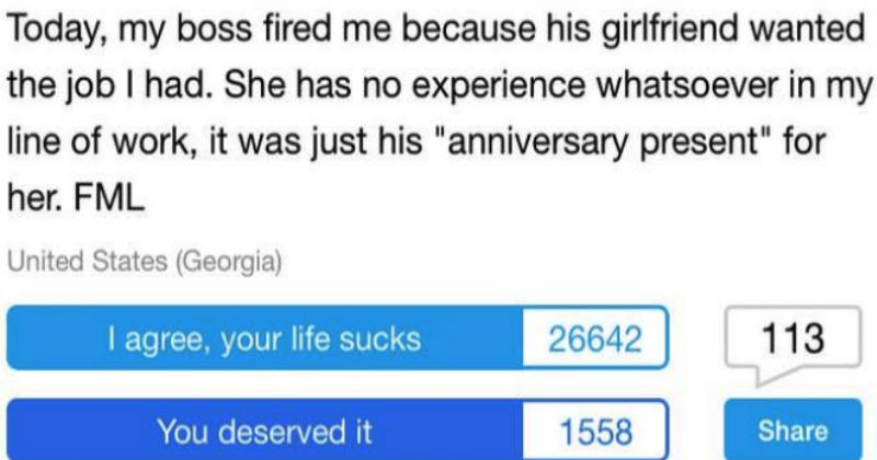 19 More FMLs To Make You Feel Better About Your Life - FAIL Blog ...