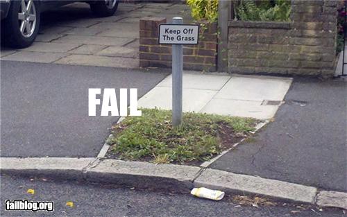 CLASSIC: We Clearly Take Pride In Our Lawn - FAIL Blog - Funny Fails