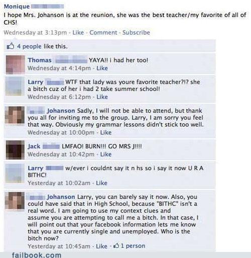 Teacher of the Year - Failbook - Failing On Facebook