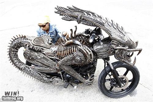 Alien Bike WIN - WIN! - epic win photos